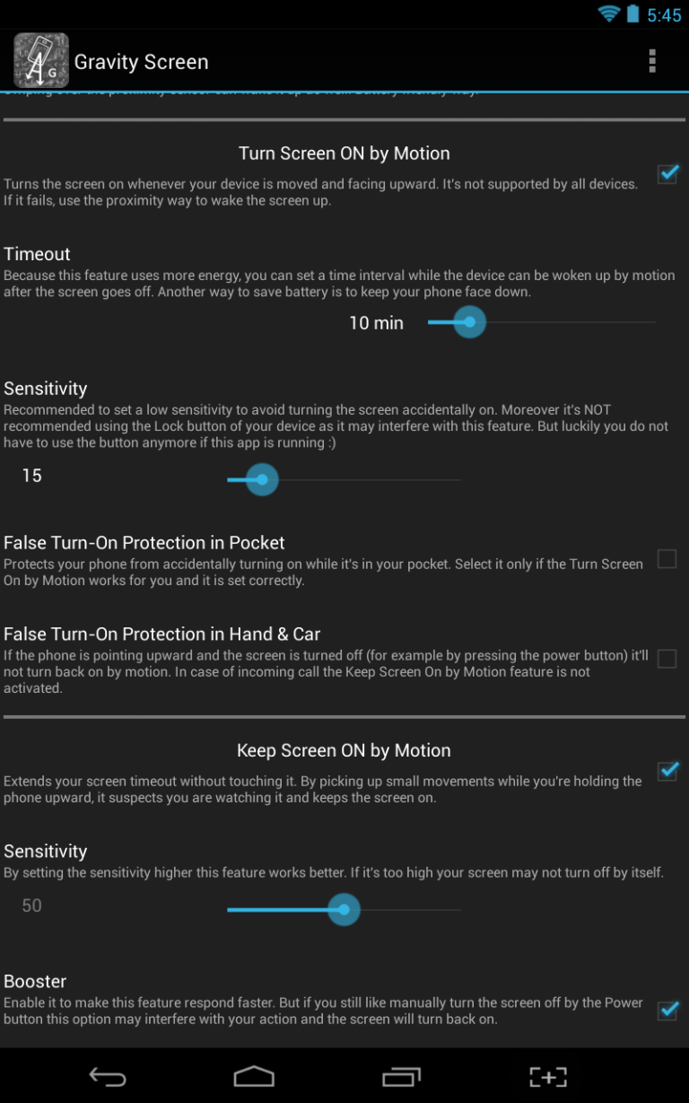 [Android] Set your device screen to automatically turn off when you put ...