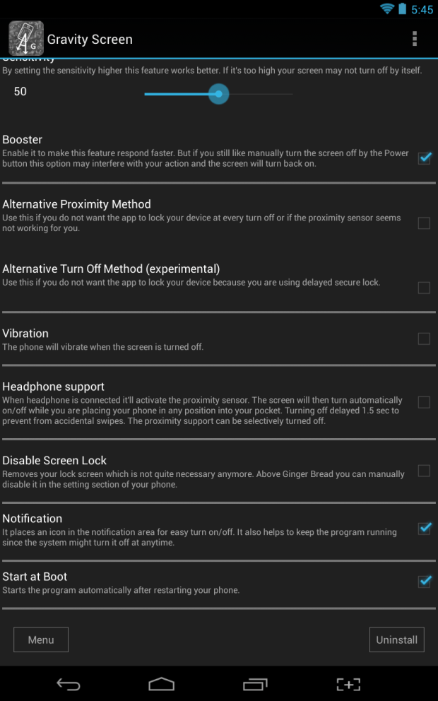 [Android] Set your device screen to automatically turn off when you put ...