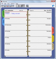 [Windows] In My Diary is a password-protected personal organizer, diary ...