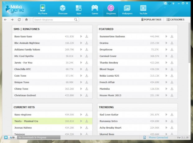 [Windows] Mobogenie is an all-in-one program to manage your Android ...