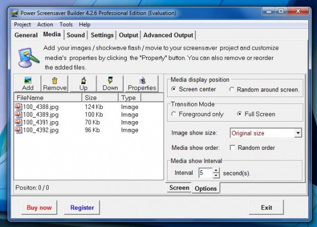 [Windows] Create your own screensavers with Power Screen Saver Builder ...