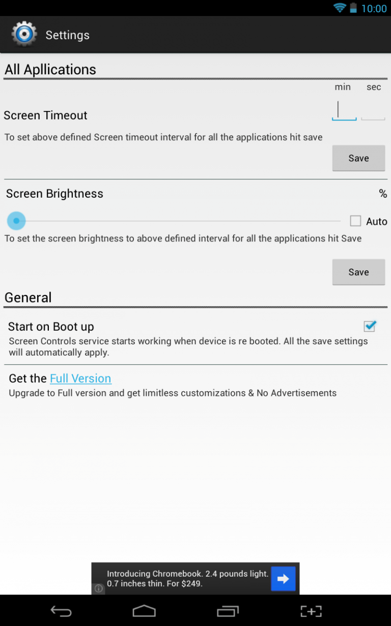 [Android] Screen Controls allows you to set custom screen timeout and ...