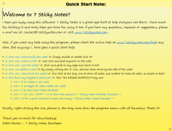 [Windows] 7 Sticky Notes is portable, colourful sticky note application ...