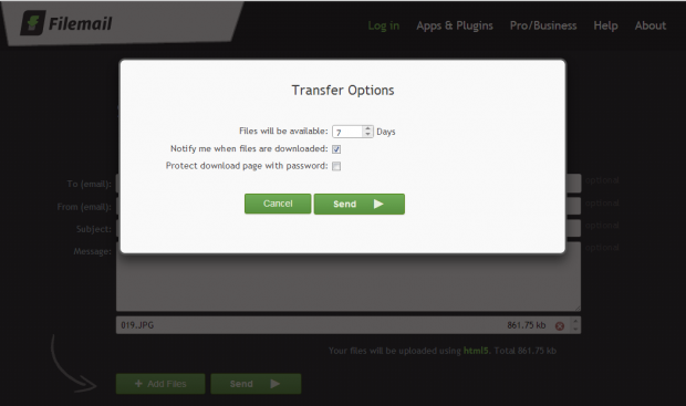 [Web] Email files as large as 30GB with Filemail | dotTech