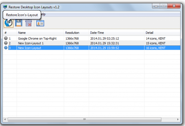 [Windows] ReIcon automatically restores your desktop icons to their ...