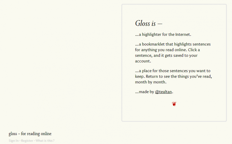[Web] Gloss lets you highlight any sentence or text online | dotTech