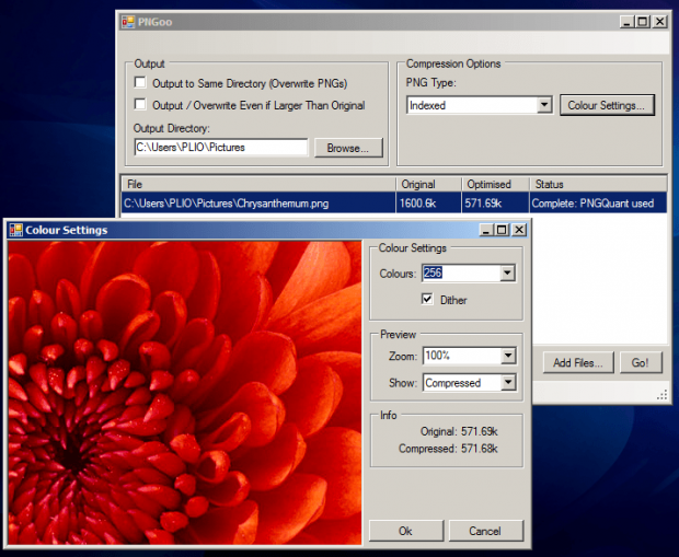 [Windows] Quickly batch compress PNG files with PNGoo | dotTech