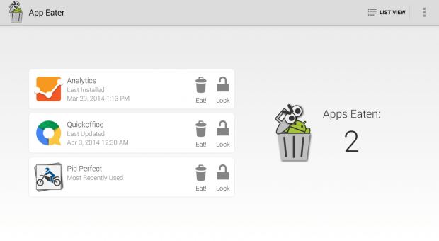 [Android] Lock and batch uninstall apps with App Eater | dotTech