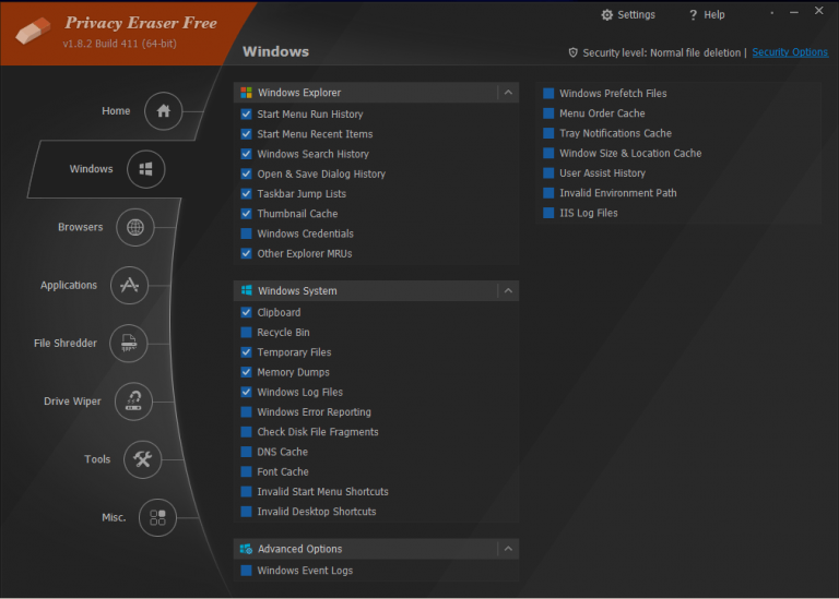 [Windows] Protect your digital privacy with beautiful Privacy Eraser ...