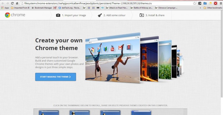 How To Add Your Own Theme To Google Chrome Tip DotTech How To Add Your Own Theme To Google Chrome Tip DotTech