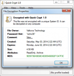 [Windows] Make encrypted files automatically self-destruct with Quick Crypt, a portable program ...