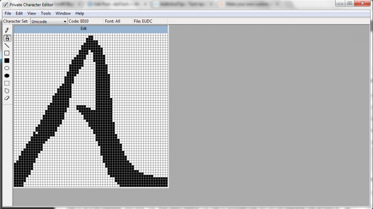 How to create custom characters (letters, symbols, etc.) in Windows for ...