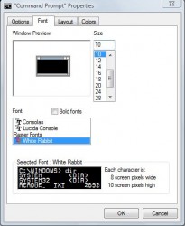 How to change font for Command Prompt in Windows [Guide] | dotTech