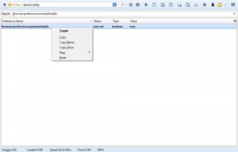 How to enable new animation in Firefox Options window [Tip] | dotTech