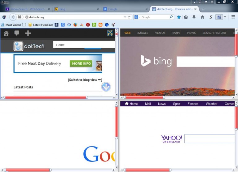 How to display Firefox tabs in tiled layouts [Guide] | dotTech