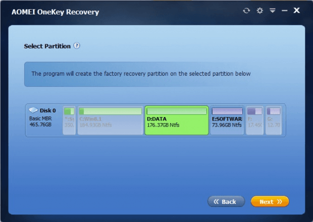 How to create factory restore (system recovery) partition in Windows XP, Vista, 7, 8 and 8.1 ...