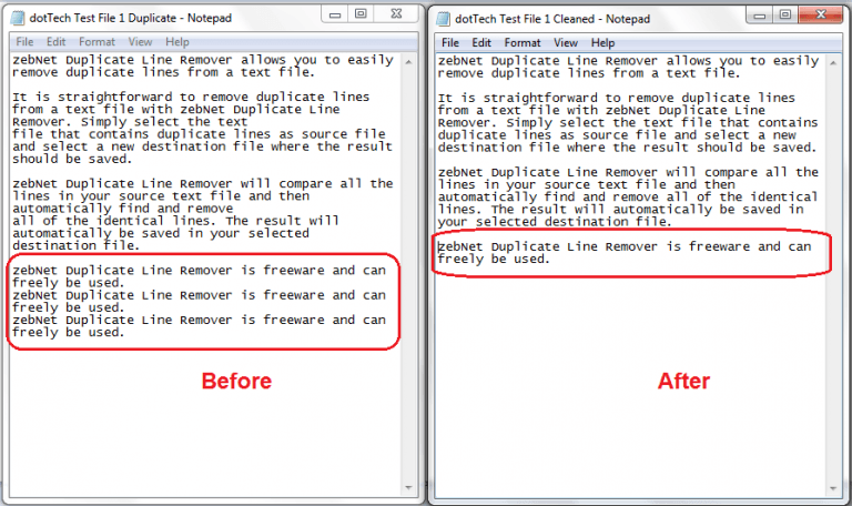 How to remove duplicate lines from a text file in Windows [Tip] | dotTech