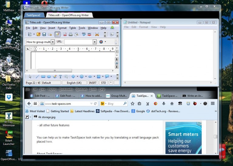 How To Group Multiple Applications In A Single Window In Windows Tip 2201