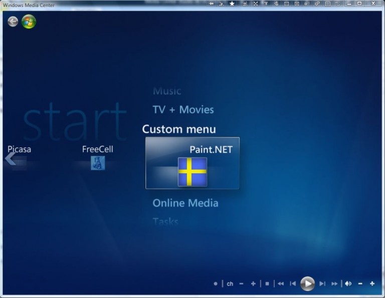 How to customize the Start Menu in Windows Media Center [Guide] | dotTech