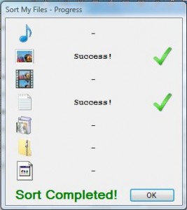 How to automatically sort different file types into separate folders in ...