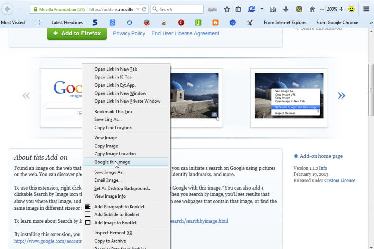 How to search Google with images in Firefox [Tip] | dotTech