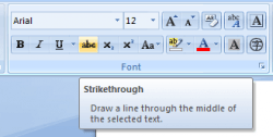 How to create strikethrough, subscript, superscript, vertical and ...