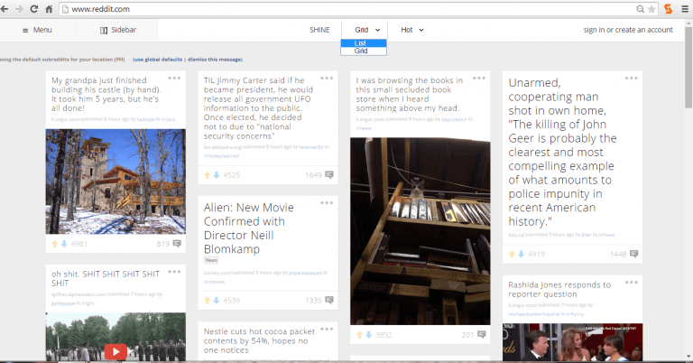 How to view Reddit posts in grid view [Tip] | dotTech