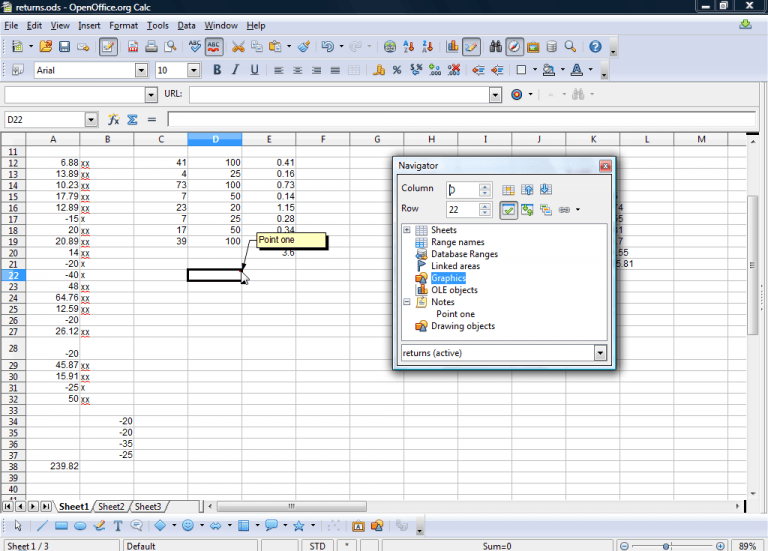 How to use the Navigator Tool in OpenOffice spreadsheets [Tip] | dotTech