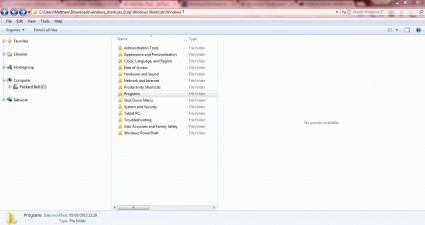How to add readymade shortcuts to desktop in Windows 7/8 [Tip] | dotTech