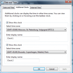 How to enable additional clocks in Windows Vista/7 [Tip] | dotTech