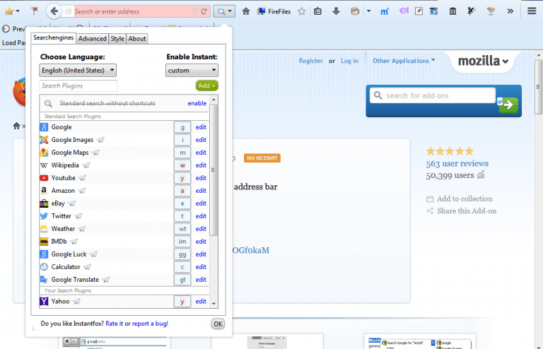 How to add instant search shortcuts in Firefox [Tip] | dotTech