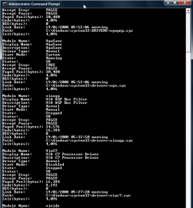 How to use Command Prompt to get a list of installed drivers in Windows ...