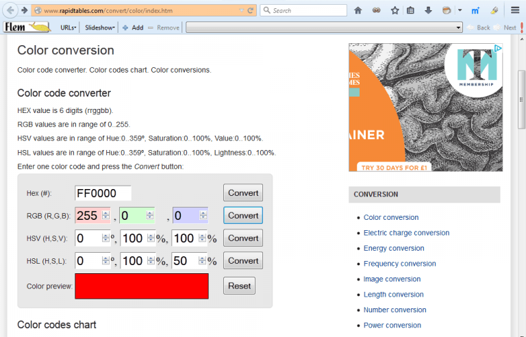 How to convert color codes to RGB, HSV or HSL online [Tip] | dotTech