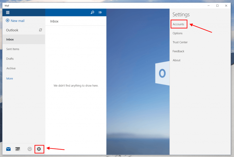 How to manage Outlook Mail accounts in Windows 10 [Tip] | dotTech
