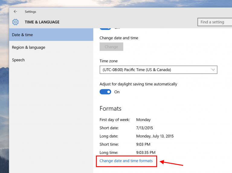 How to change First day of Week in Outlook Calendar and Windows 10 ...