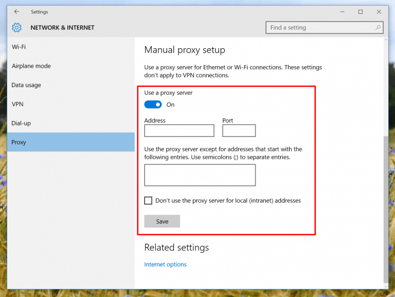How to set up a proxy in Windows 10 [Tip] | dotTech