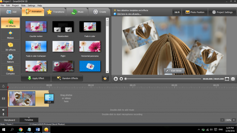 Create photo slideshows with music with SmartSHOW 3D [Windows] | dotTech