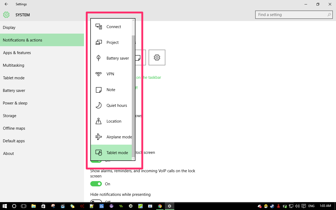 How to use Quick Action toggles in Windows 10 [Tip] | dotTech