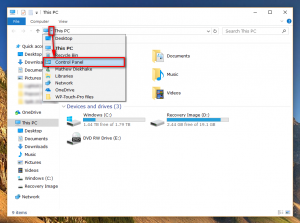 How to open Control Panel in Windows 10 [Tip] | dotTech