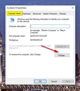 How to change workgroup name in Windows 10 [Tip] | dotTech