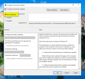 How to enable or disable automatic updates for Windows Update in ...