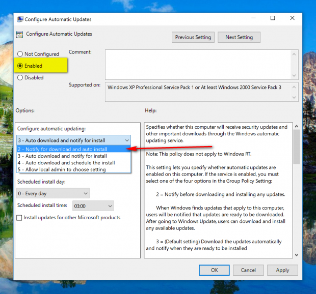 How to enable or disable automatic updates for Windows Update in ...