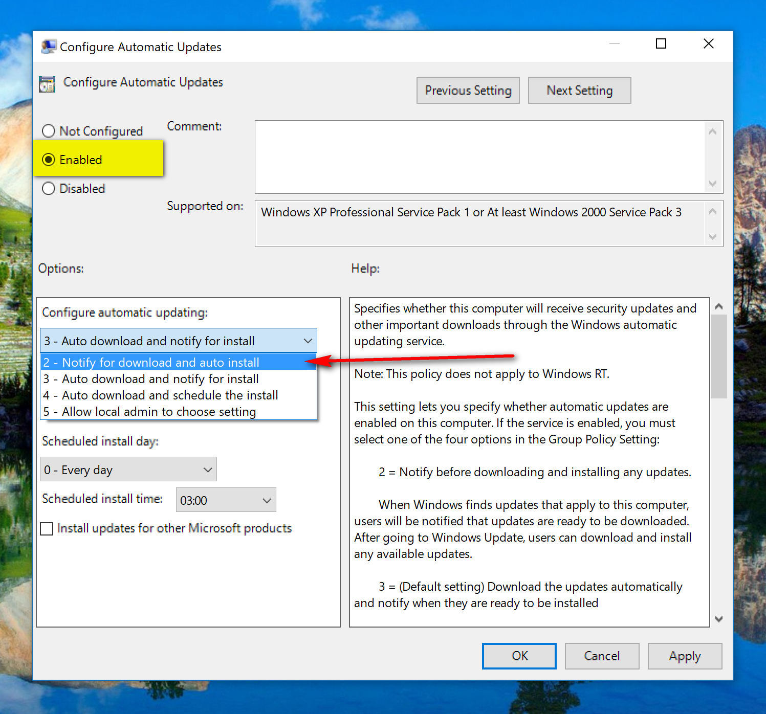 How to enable or disable automatic updates for Windows Update in ...