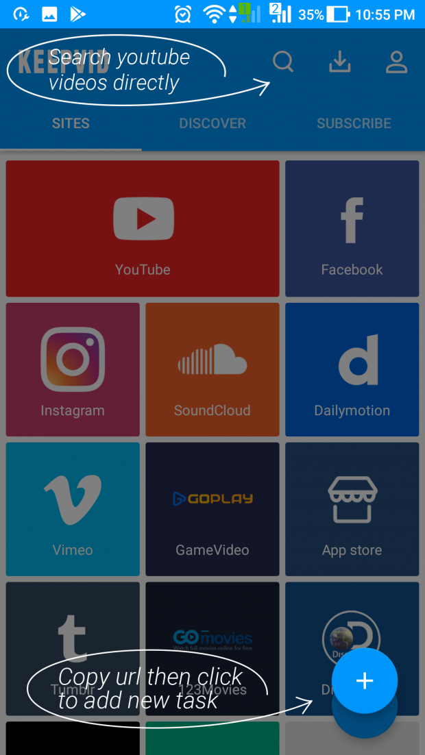Download HD videos fast with KeepVid YouTube Video Downloader [Android] | dotTech